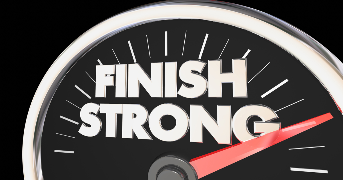 The Finish Strong Checklist – 100 Day Challenge - Goal Achievement ...